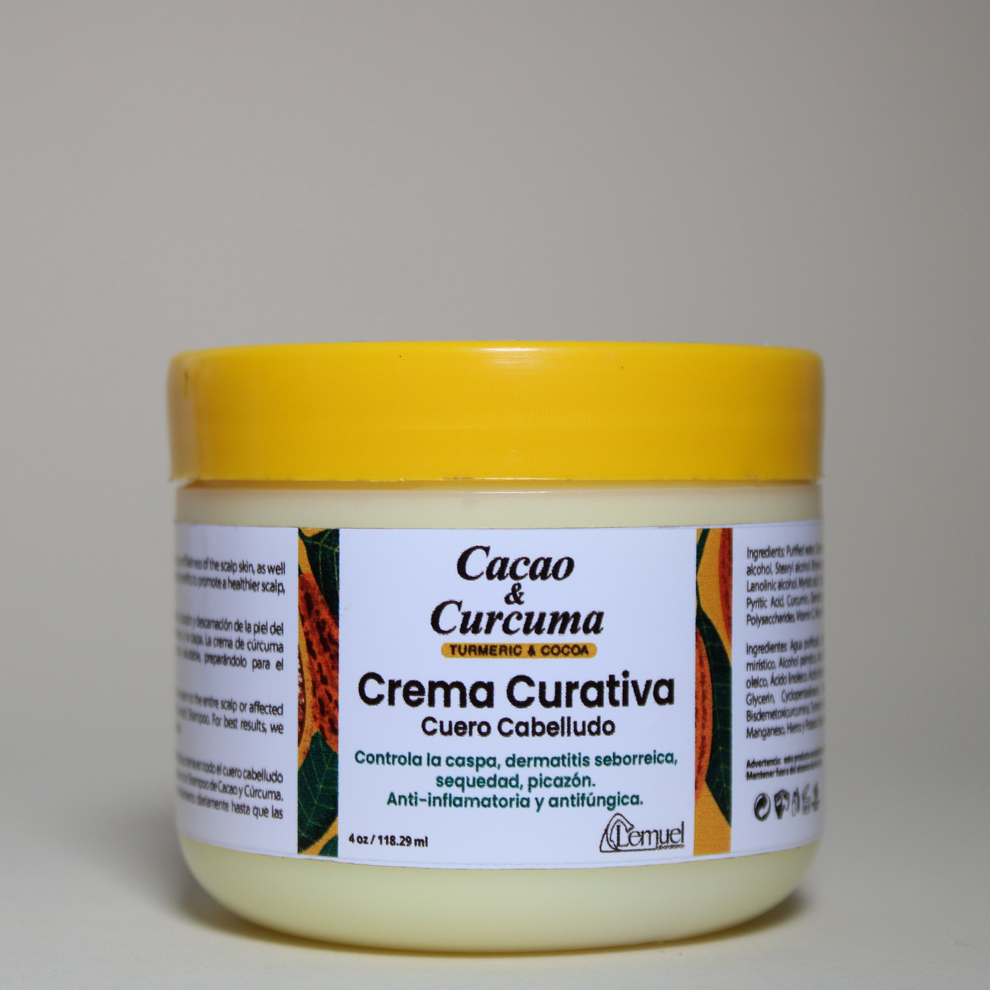 Crema Curativa Cacao y Cúrcuma – Laboratorios Lemuel